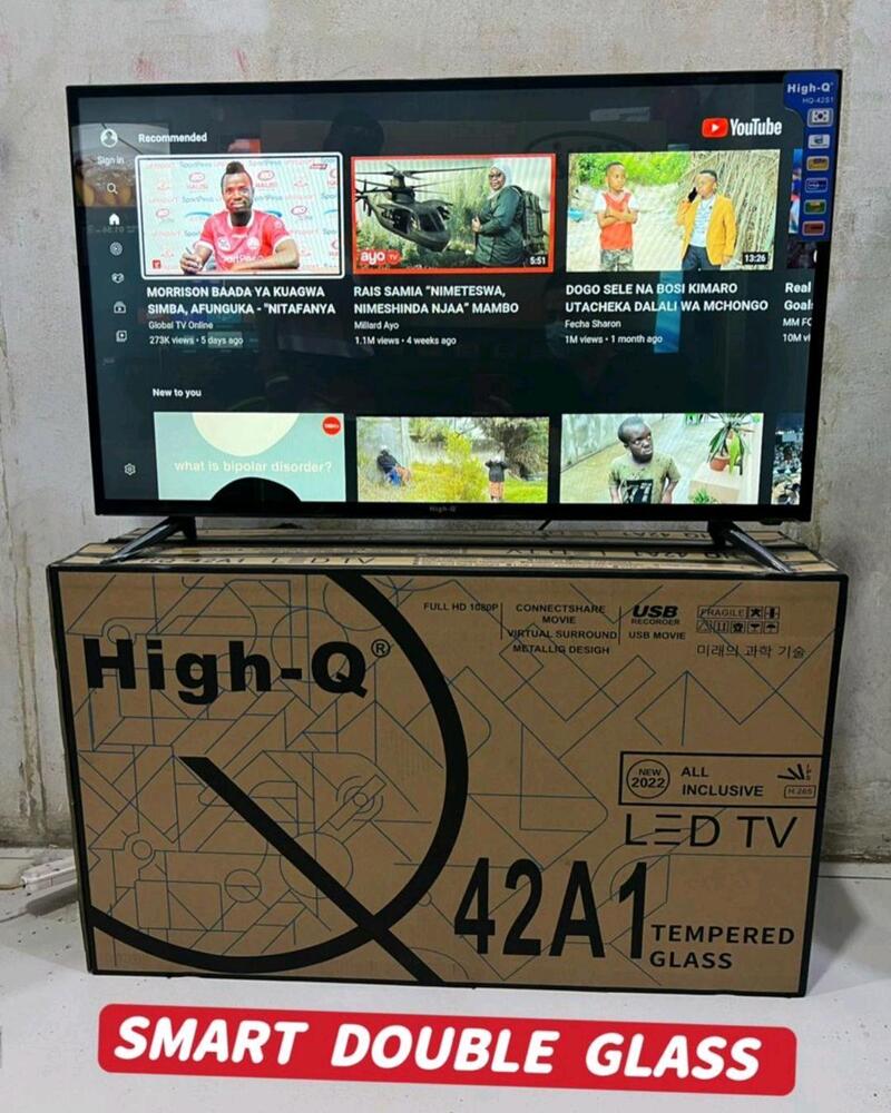 HIGH Q SMART TV 42 INCH (DOUBLE GLASS) | Kupatana
