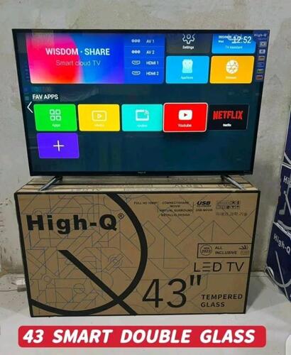 HIGH Q SMART TV INCH 43 (DOUBLE GLASS) | Kupatana