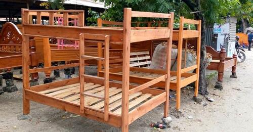 3*6 Hardwood double deck bed (Kitanda Ch ... | Kupatana
