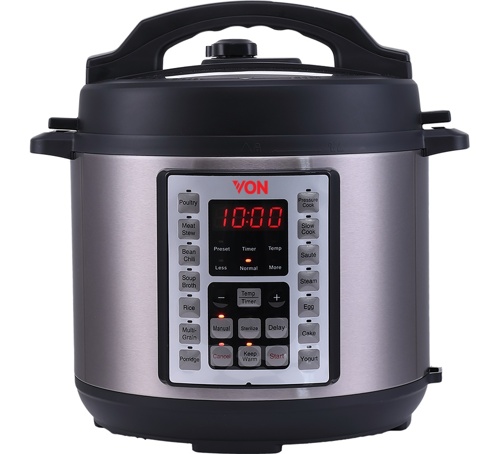 Von VSCP60MMX Pressure Cooker 1000W - 6L | Kupatana