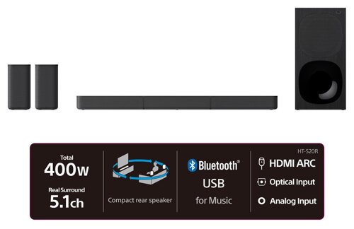SONY S20R 400W 5.1ch Wired Soundbar Syst ... | Kupatana