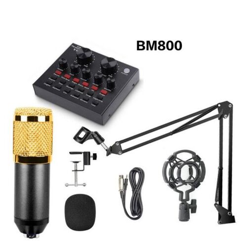 BM 800 STUDIO MIC WITH SOUND CARD FULL S ... | Kupatana