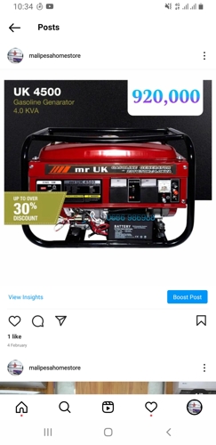 Mr uk generator 4kv start with key ? | Kupatana